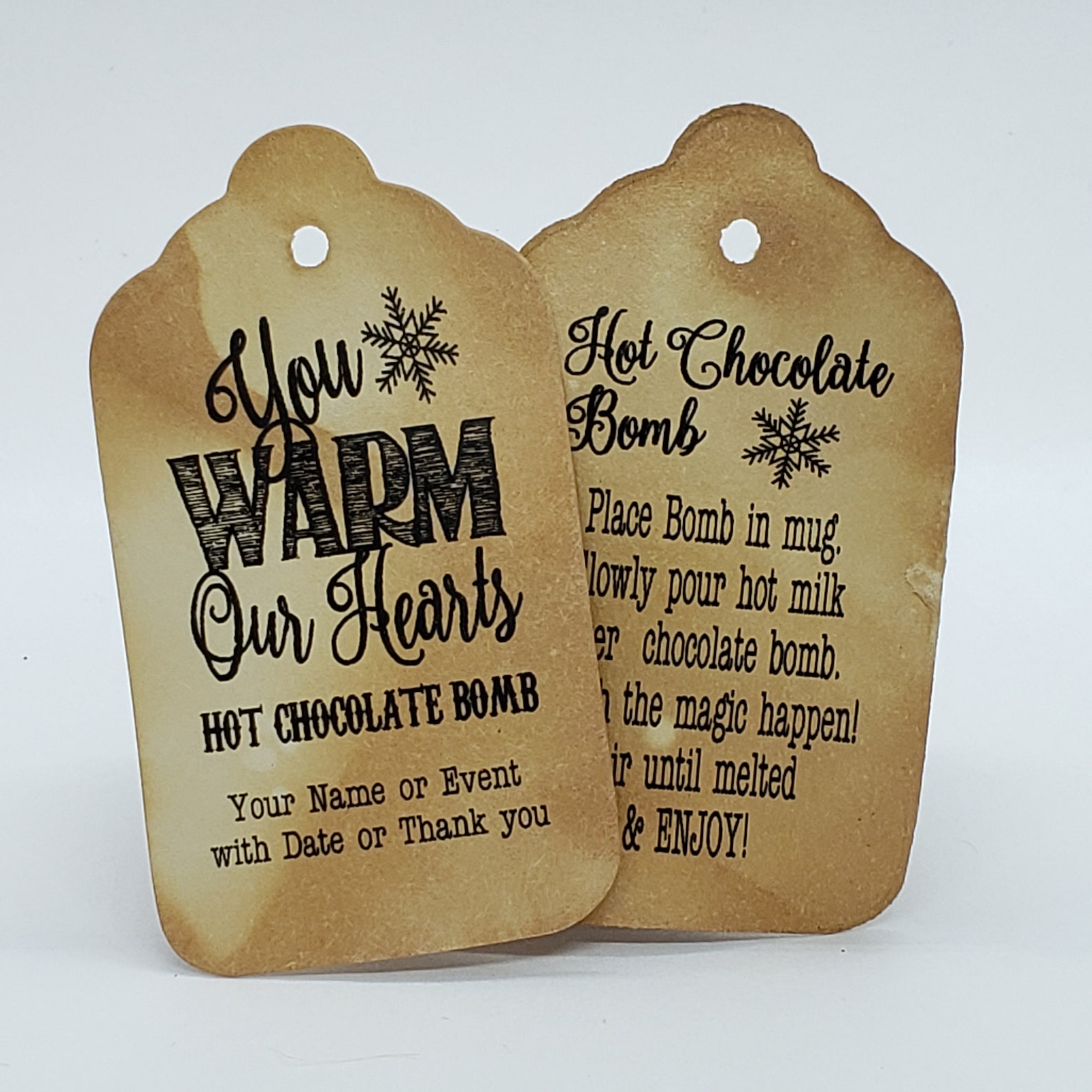 You Warm Our Hearts Hot Chocolate Bomb With Directions my - Etsy