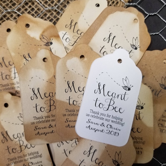 Meant to Bee my MEDIUM Tag 1 3/8 X 2 1/2 - Etsy