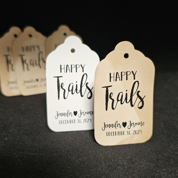 Happy Trails Tags - Etsy