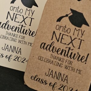 Onto My Next Adventure (my MEDIUM, LARGE or SMALL Tag) Personalized ...
