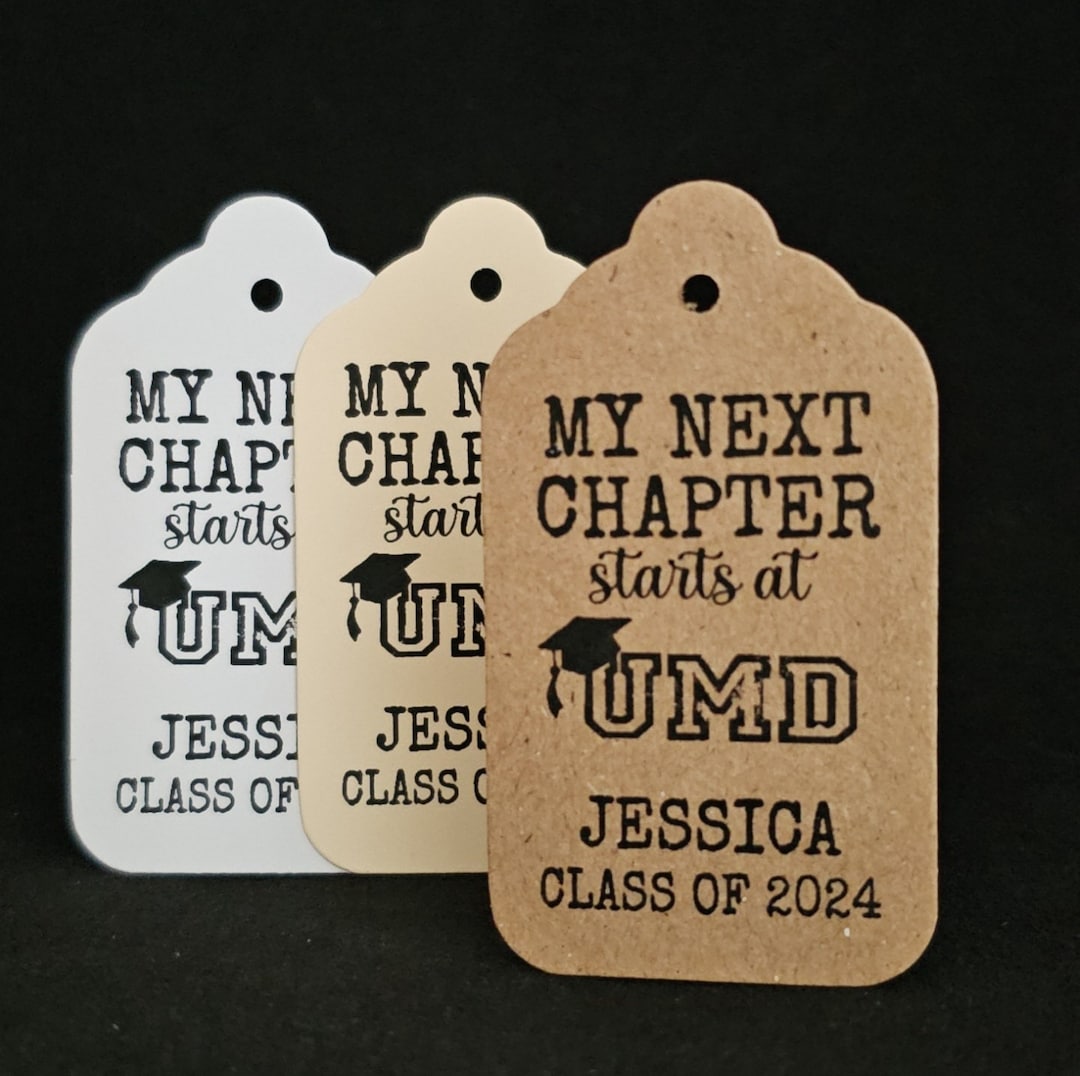 My Next Chapter Starts at College Name (my MEDIUM, LARGE or SMALL Tag ...