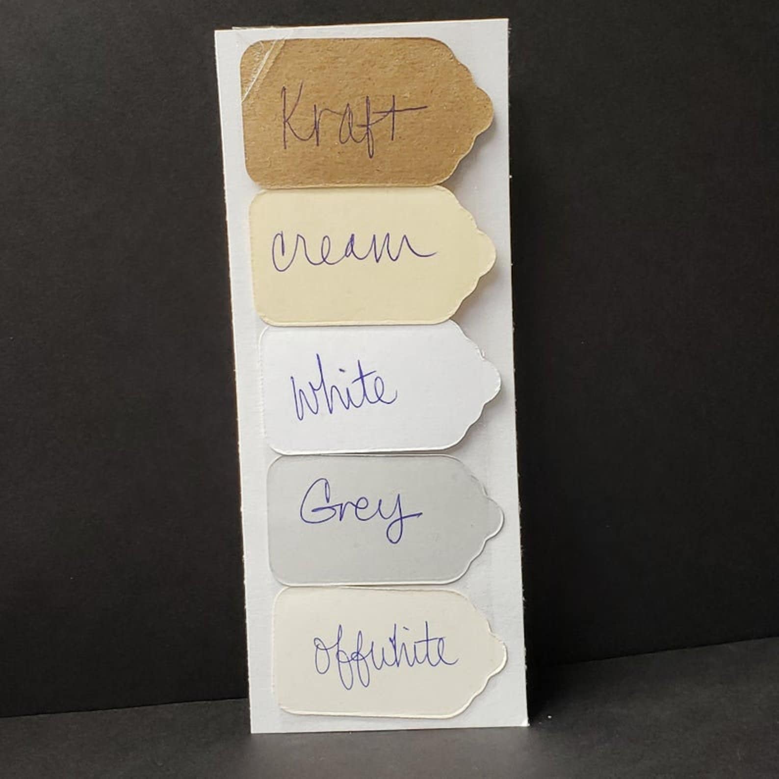 Cardstock Tags Card Stock Tags (my MEDIUM Tag) 1 3/8 X 2 1/2 Choose ...