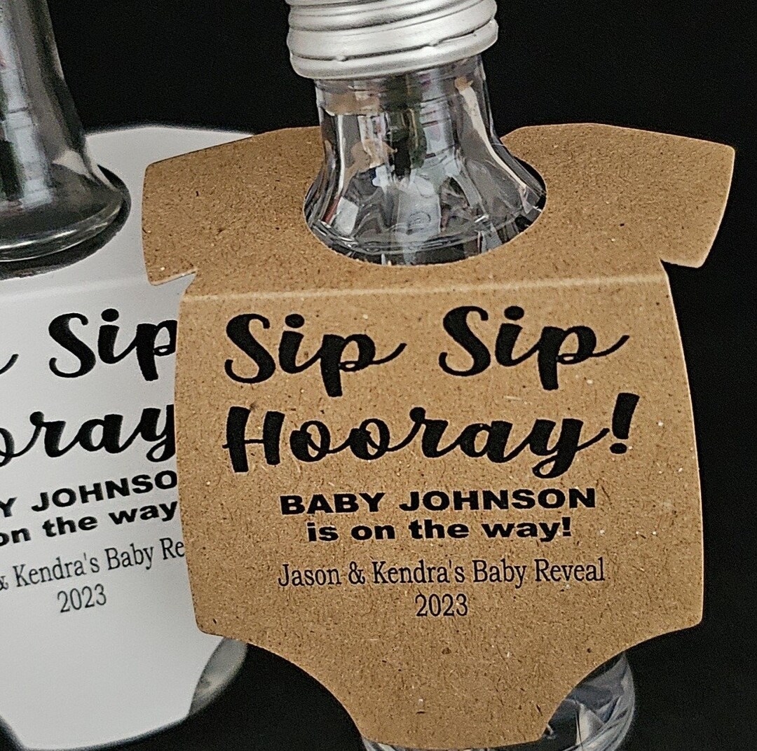 Sip Sip Hooray Baby is on the Way! or Babies Are on the Way (baby Shirt ...