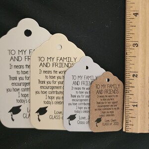 To My Family and Friends (my MEDIUM, LARGE or SMALL Tag) Personalized ...
