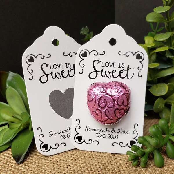 Love is Sweet Tags - Etsy