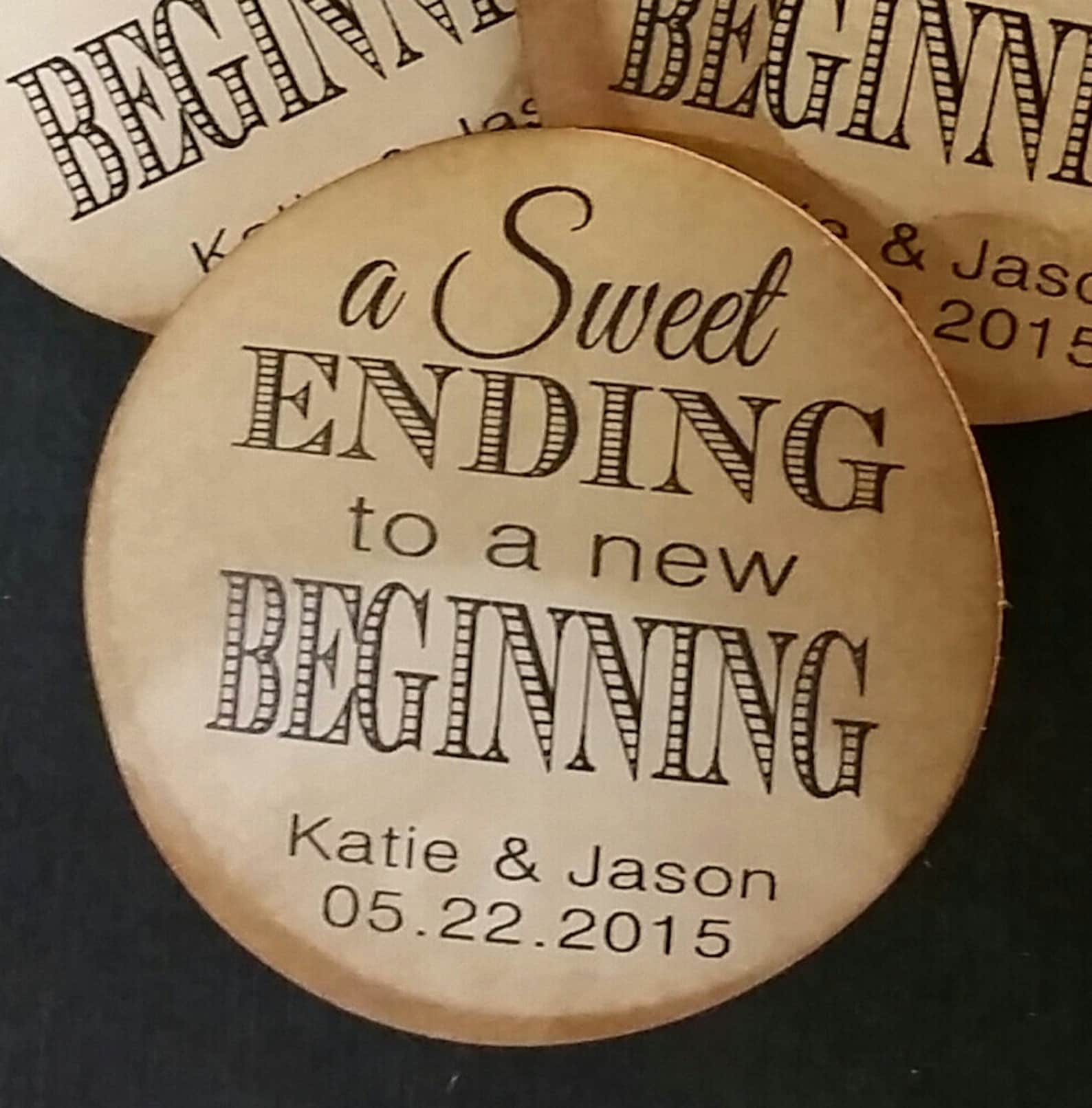 Sweet Ending to a New Beginning Personalized Wedding Shower | Etsy
