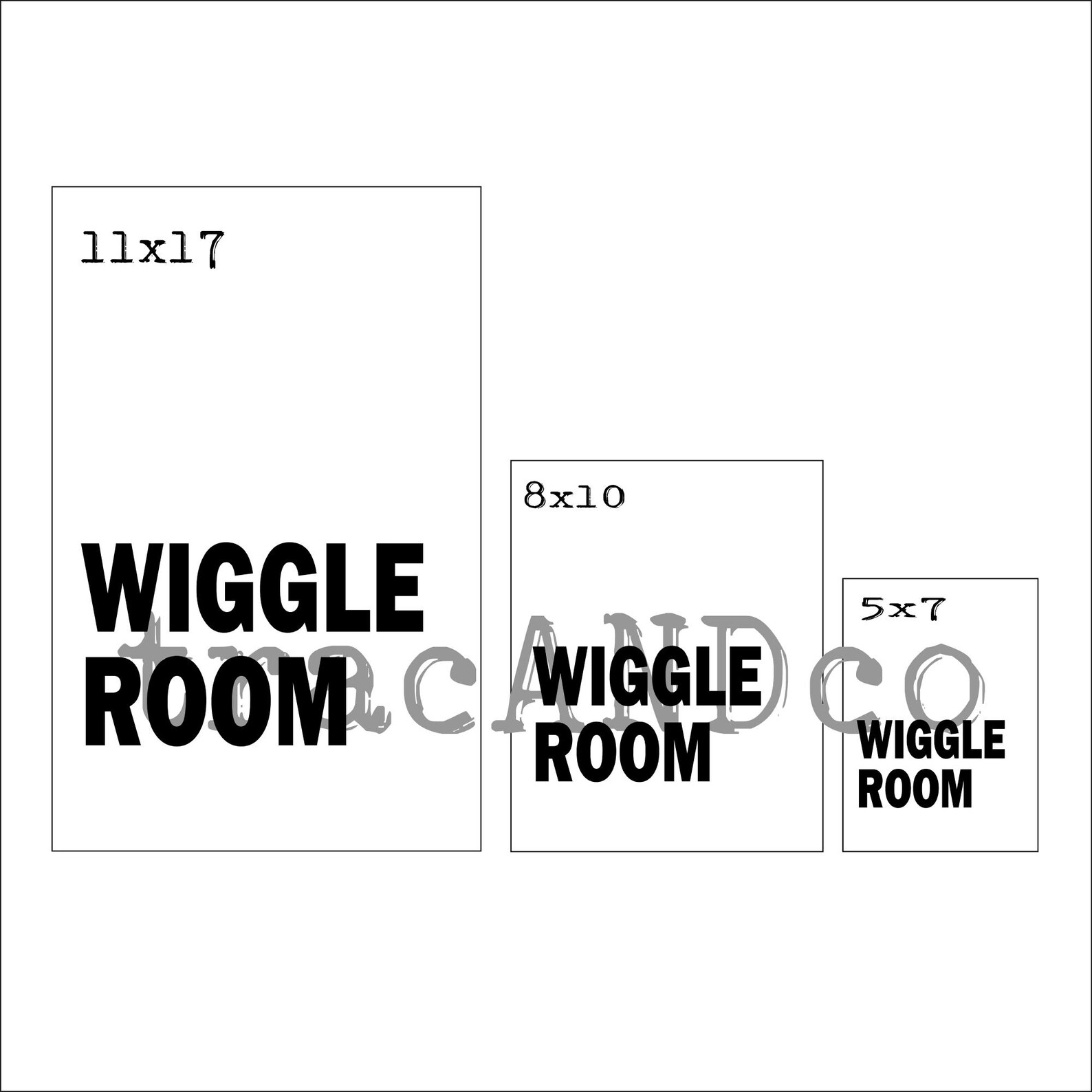 Wiggle Room Digital Download Sign, Motivational Wall Decor,office,art ...