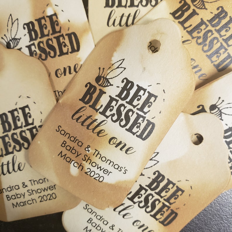 Bee Blessed Little One my SMALL Tag 1 1/8 X 2 - Etsy