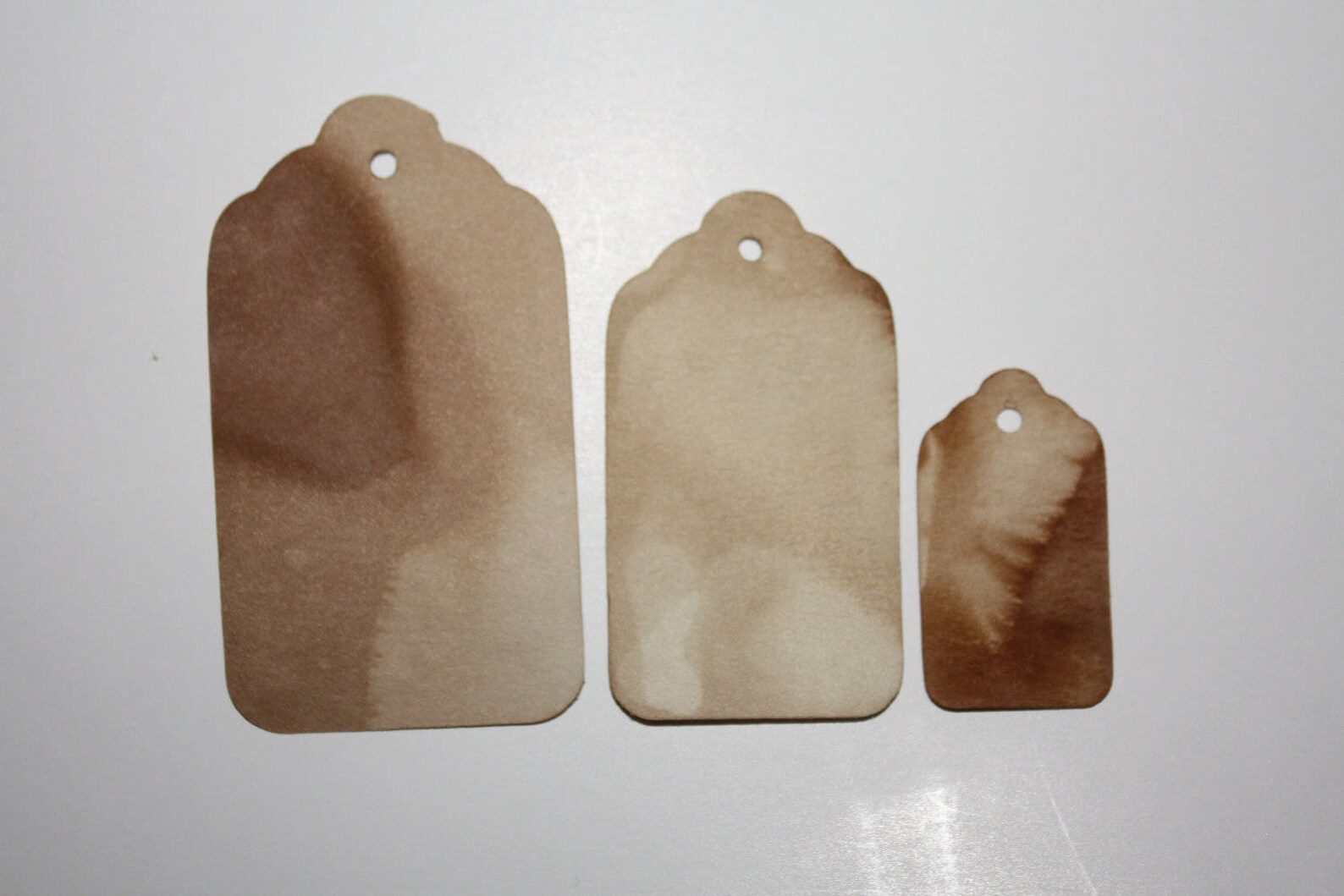 Tea Stained Tag 50 my Mediumsize 1 3/8 X 2 1/2 Tea Stained | Etsy