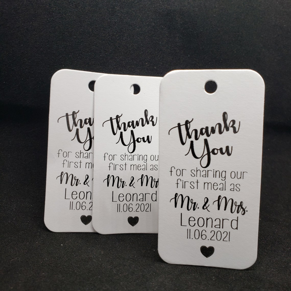 Thank You for Sharing Our First Meal as Mr and Mrs my - Etsy