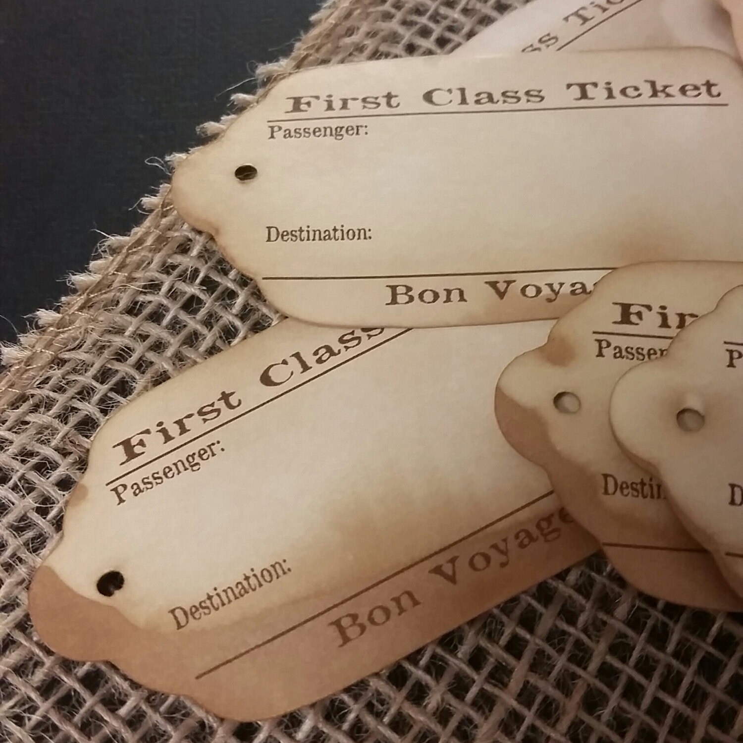 100 First Class Travel Stub Luggage Style Favor Tags 3 1/4 - Etsy