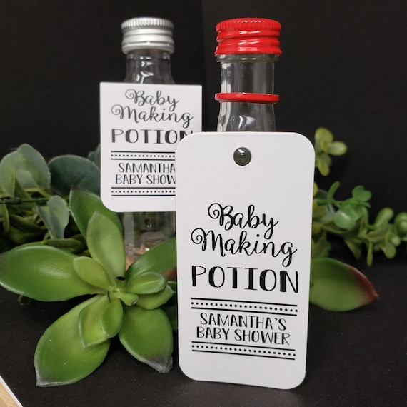 Baby Making Potion RECTANGLE Tags 1.5 X 3 | Etsy