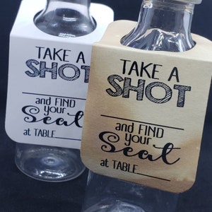 Take a Shot and Find Your Seat (or Spot) at Table Number (RECTANGLE ...