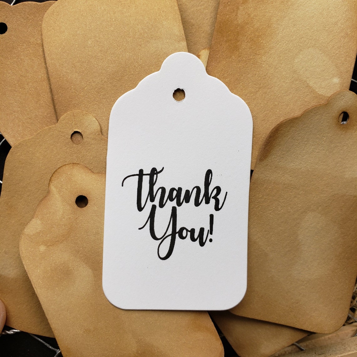 Thank You my MEDIUM Tag 1 3/8 X 2 1/2 - Etsy