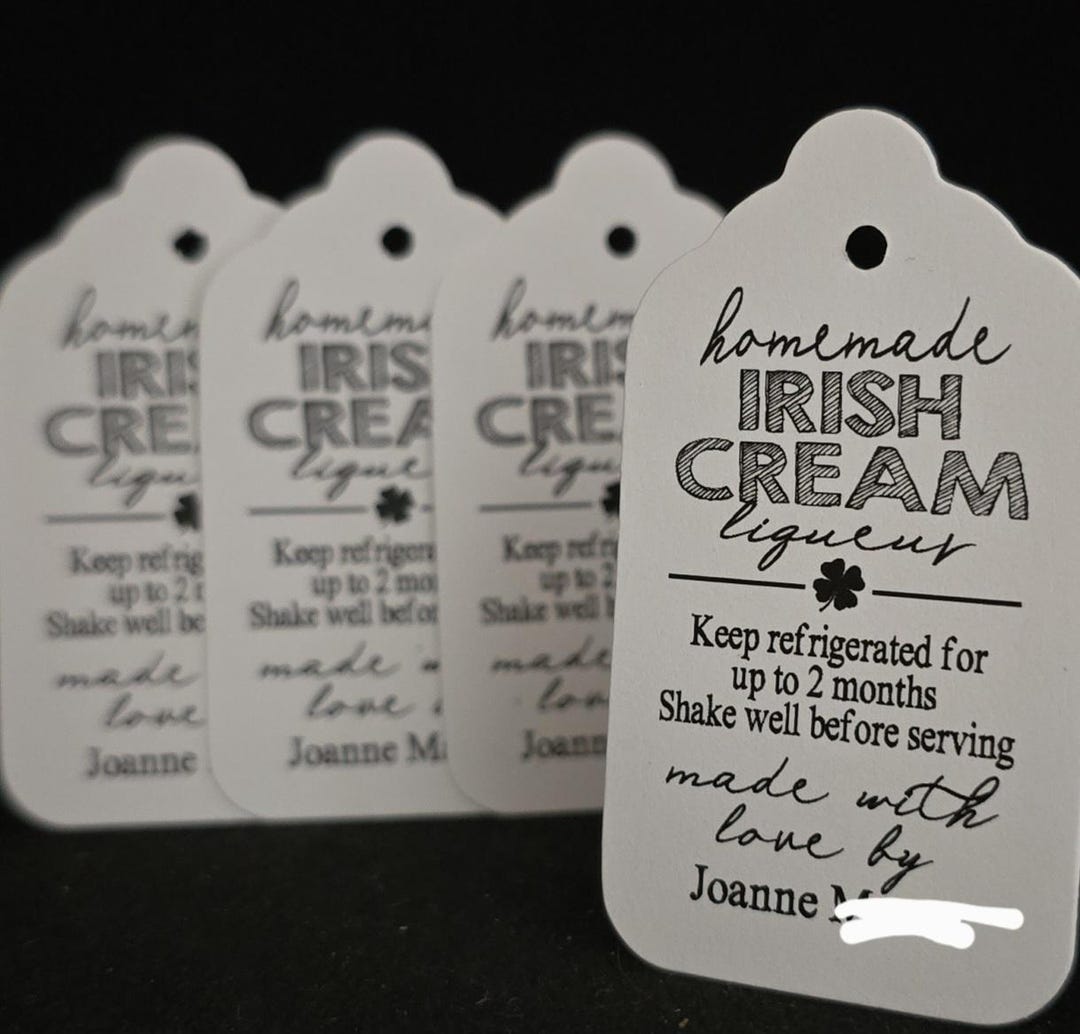 Homemade Irish Cream Liqueur (my Medium, Large or Small Tag ...