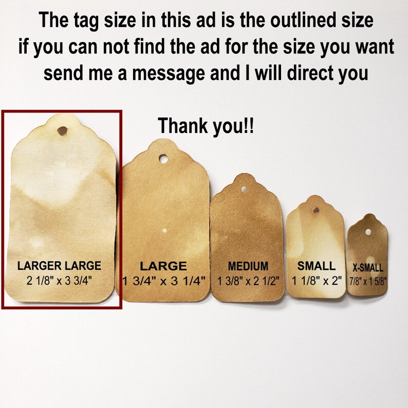 Table Number Tags Seat Placement Cards my LARGER LARGE Tag 2 - Etsy