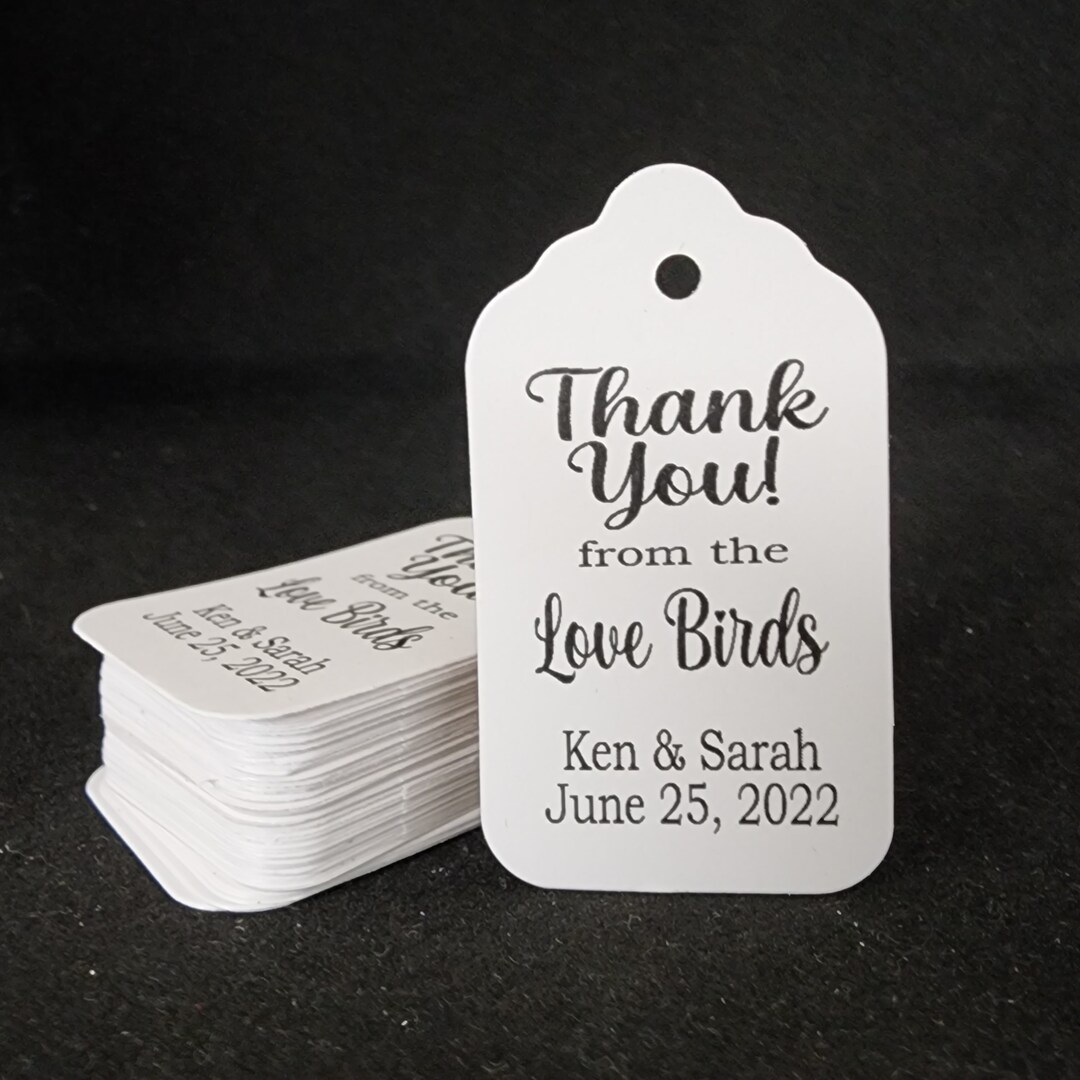 Thank You From the Love Birds (my MEDIUM, LARGE or SMALL Tag ...