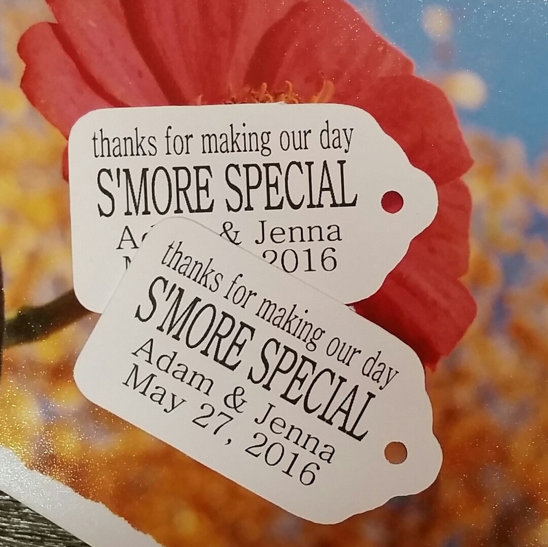 Thanks for Making Our Day Smore Special Choose Your Quantity - Etsy