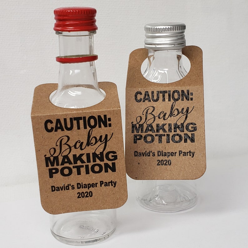 Caution Baby Making Potion RECTANGLE Tags 1.5 X - Etsy