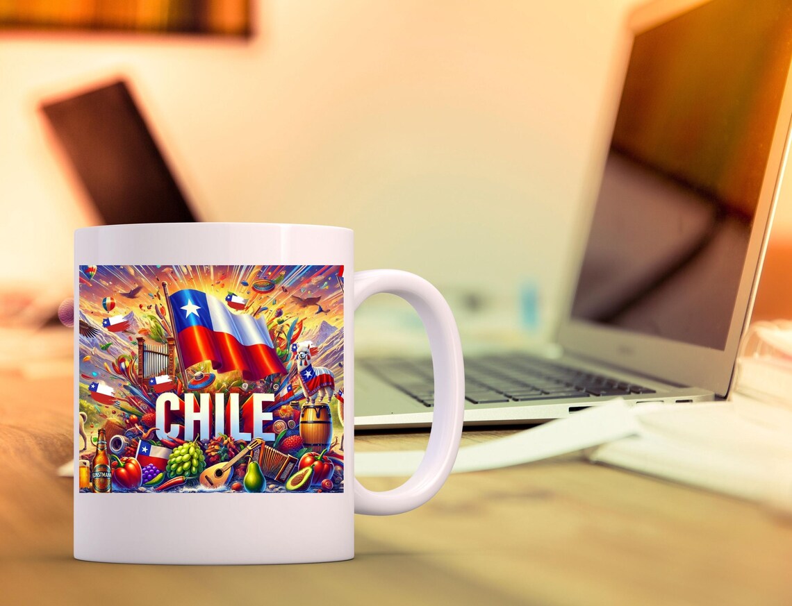 Chile Flag Digital Design | Tumblers, Stickers, Mugs, T-shirts & More ...