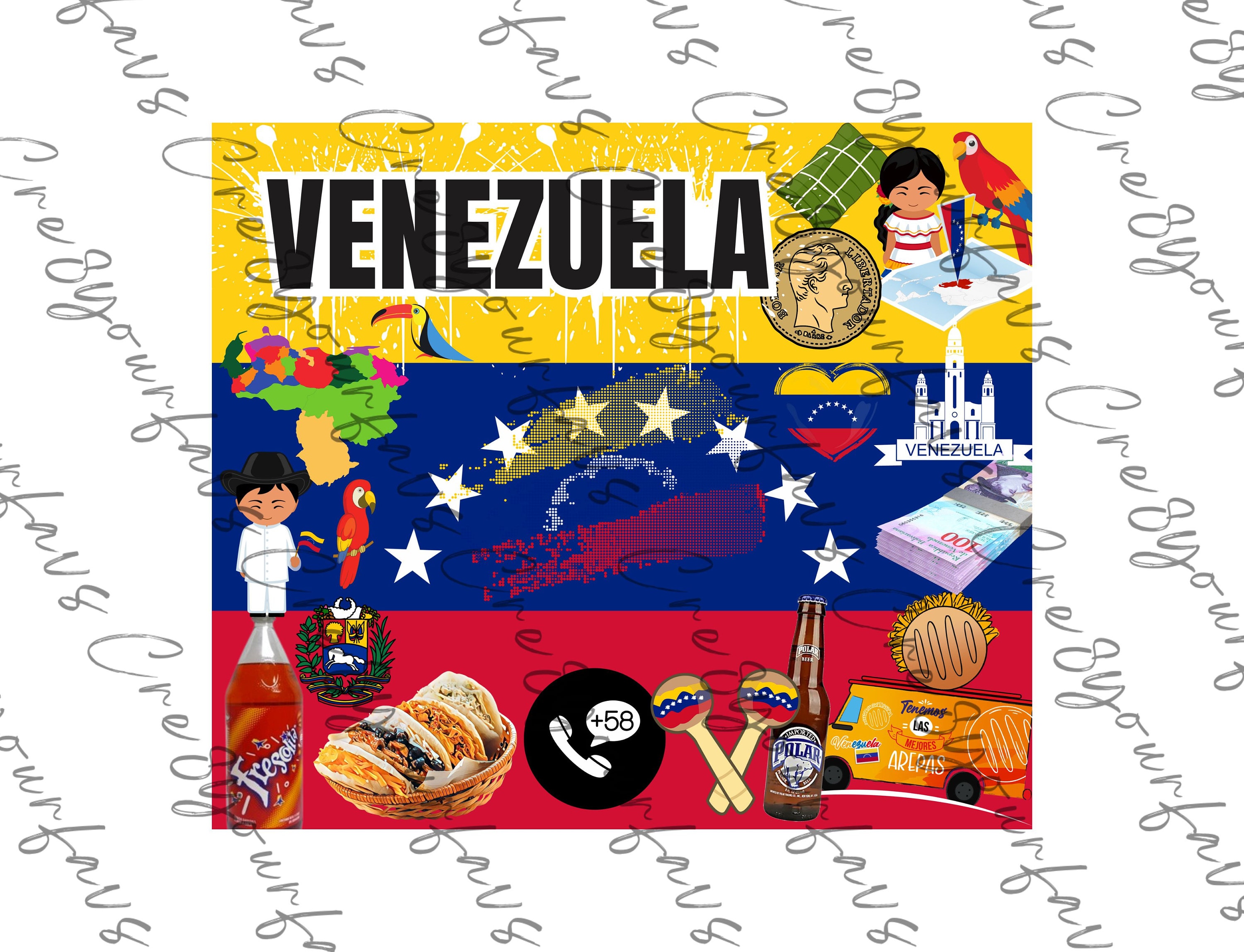 Venezuela Flag Digital Design – Perfect for Custom Creations - Etsy