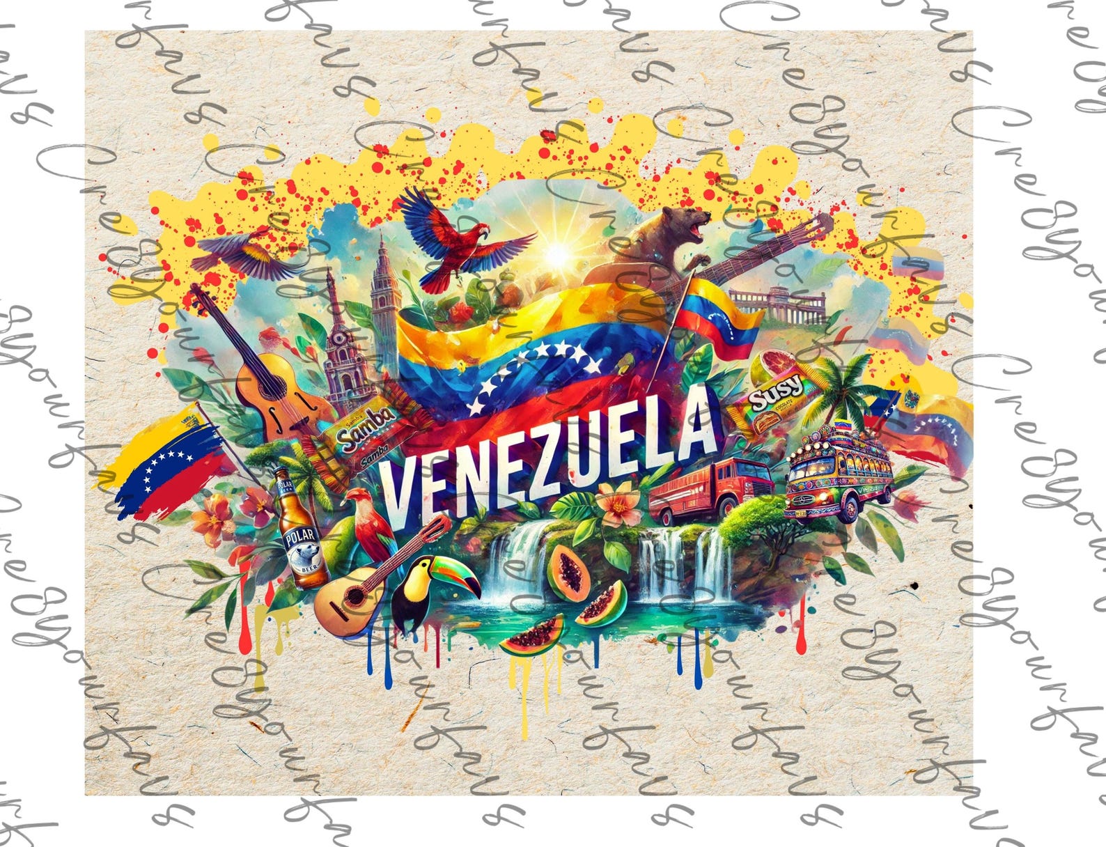 Venezuela Flag Digital Design – Perfect for Custom Creations, Venezula ...