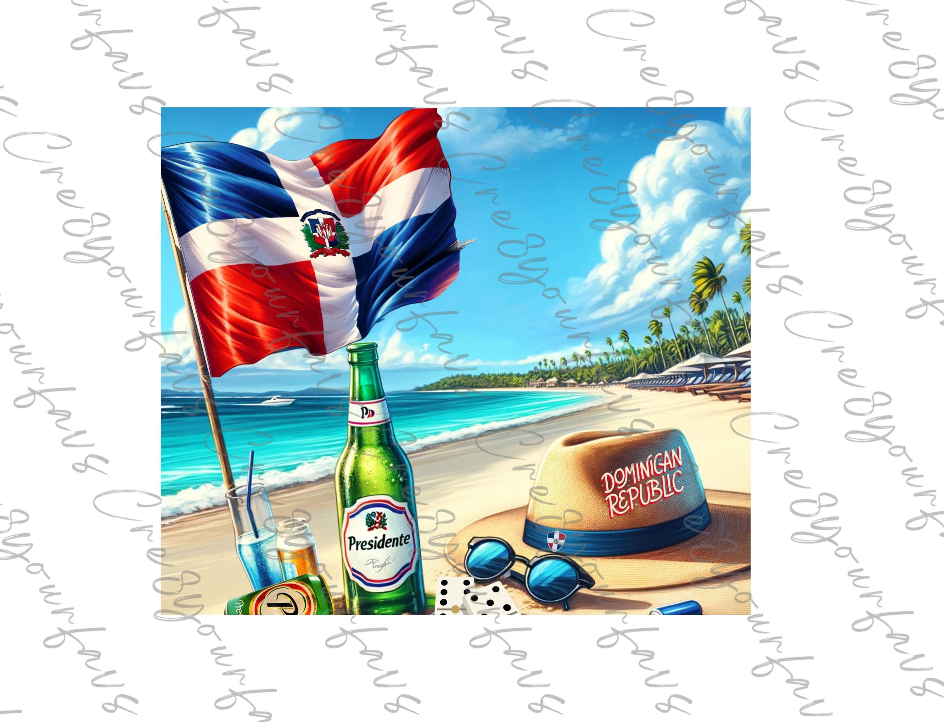 Dominican Republic Flag Digital Design | Printable Art for T-shirts ...