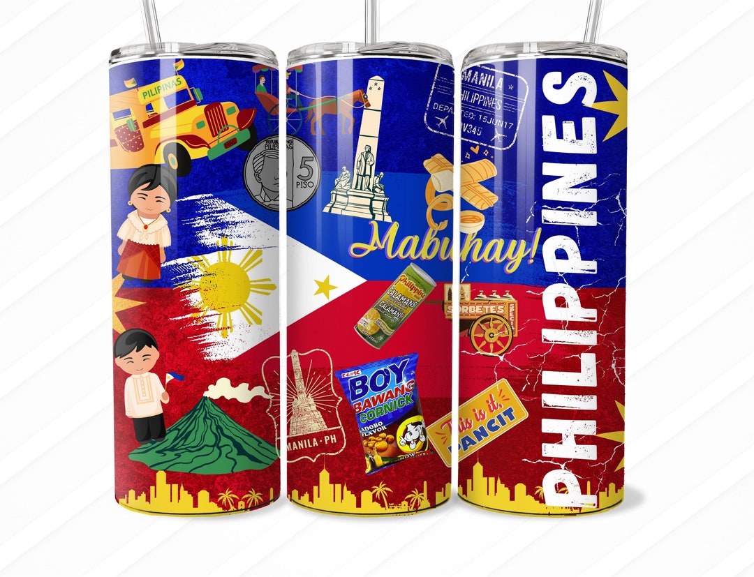 Philippine Flag Digital Design for Tumbler Wraps, Mouse Pads, T-shirts ...