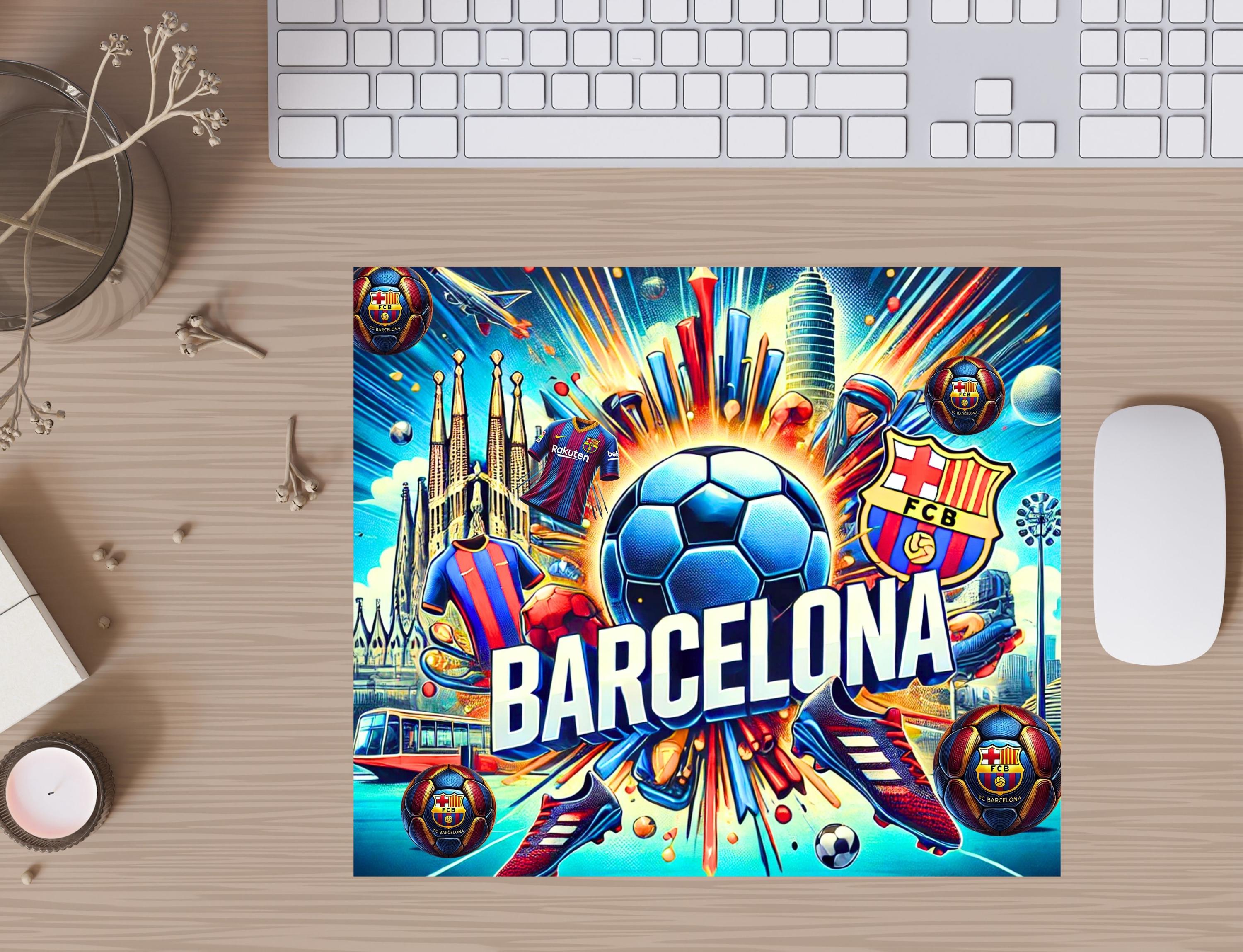 Barcelona Soccer Digital Design for Tumbler Wraps, Stickers, Mugs, T ...