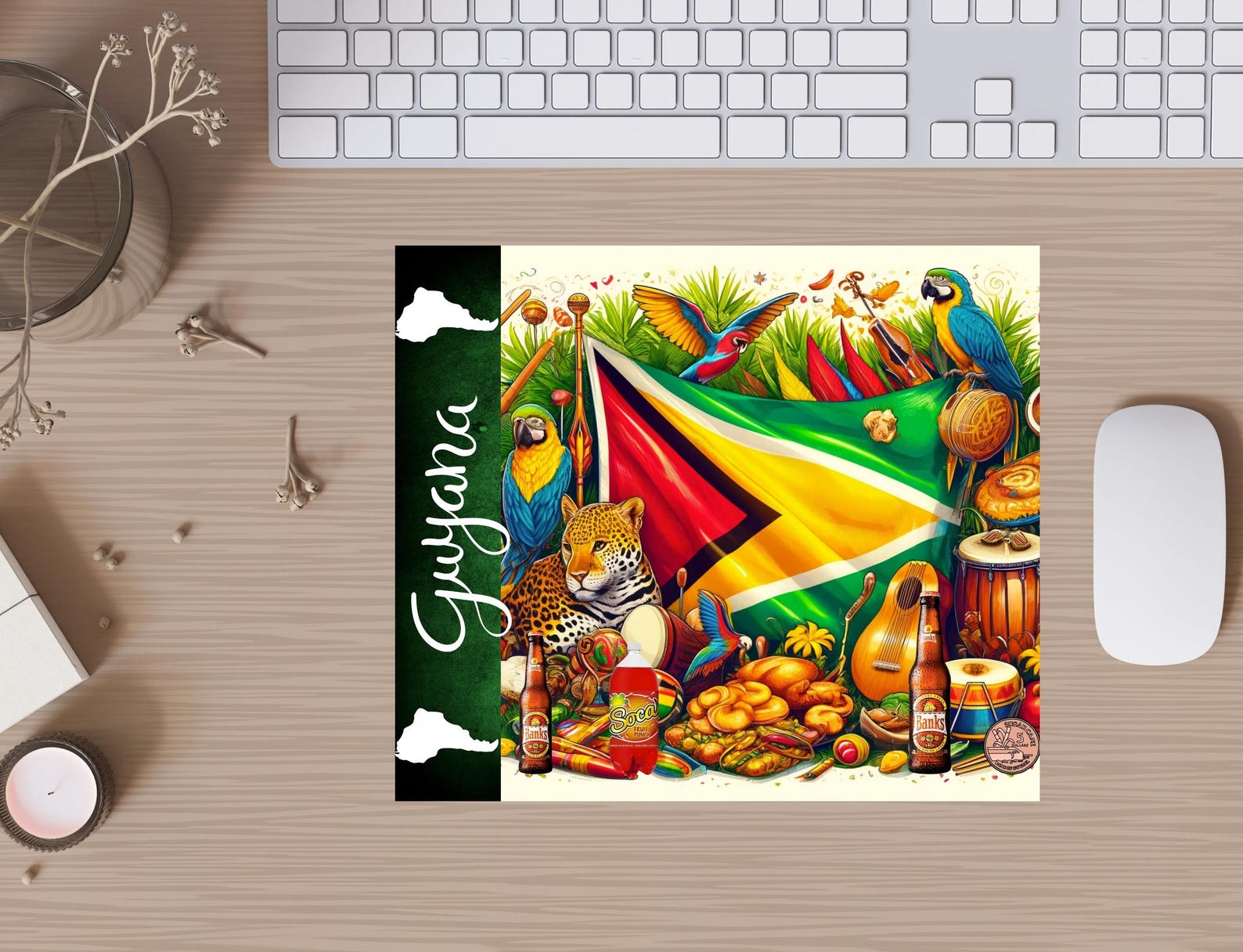 Guyana Flag Digital Design for Tumbler Wraps, Stickers, Mugs, T-shirts ...