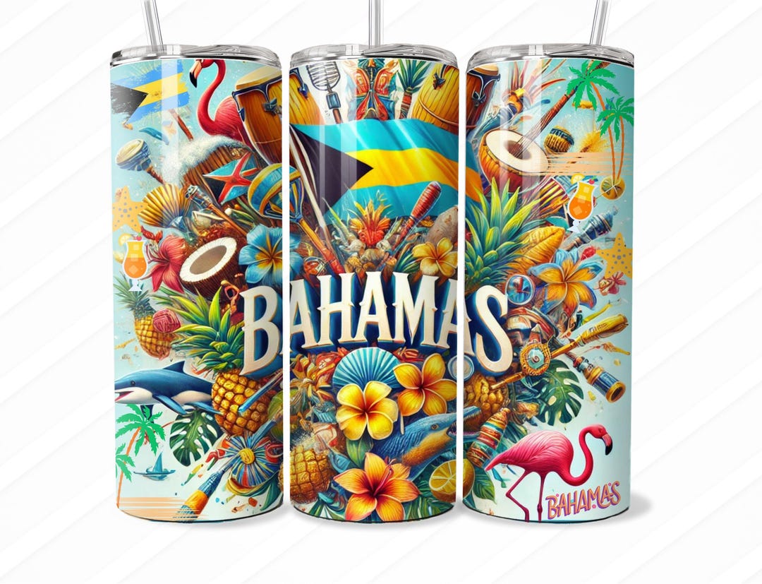Bahamas Flag Digital Design for Tumbler Wraps, Stickers, Mugs, T-shirts ...