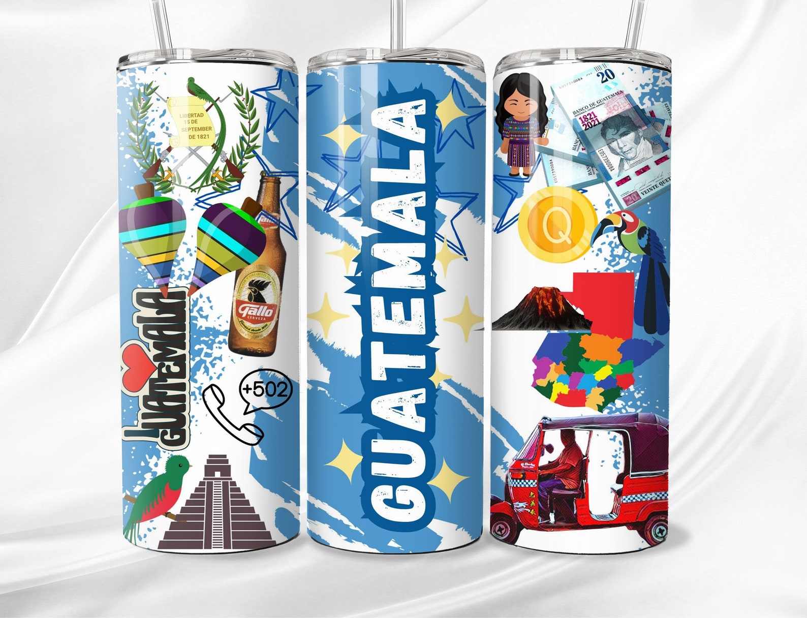 Guatemala Flag Digital Design Bundle | Tumbler Wraps | T-shirt Designs ...