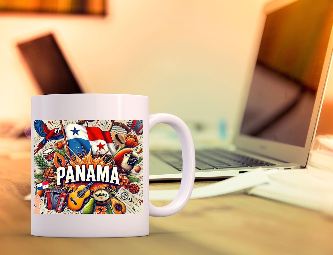 Panama Flag Digital Design, Tumbler Wraps, Mouse Pad Designs, T-shirt ...