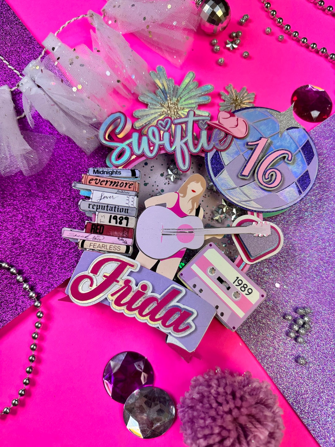 Taylor Swift Cake Topper - Etsy