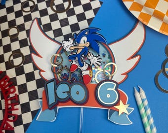 Sonic Inspired Caketopper Etsy