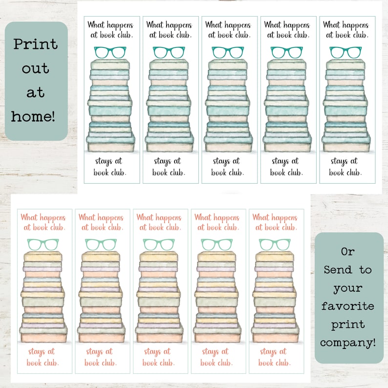 Cute Bookmarks, Book Club Bookmarks, Book Tracker, Printable Bookmarks ...