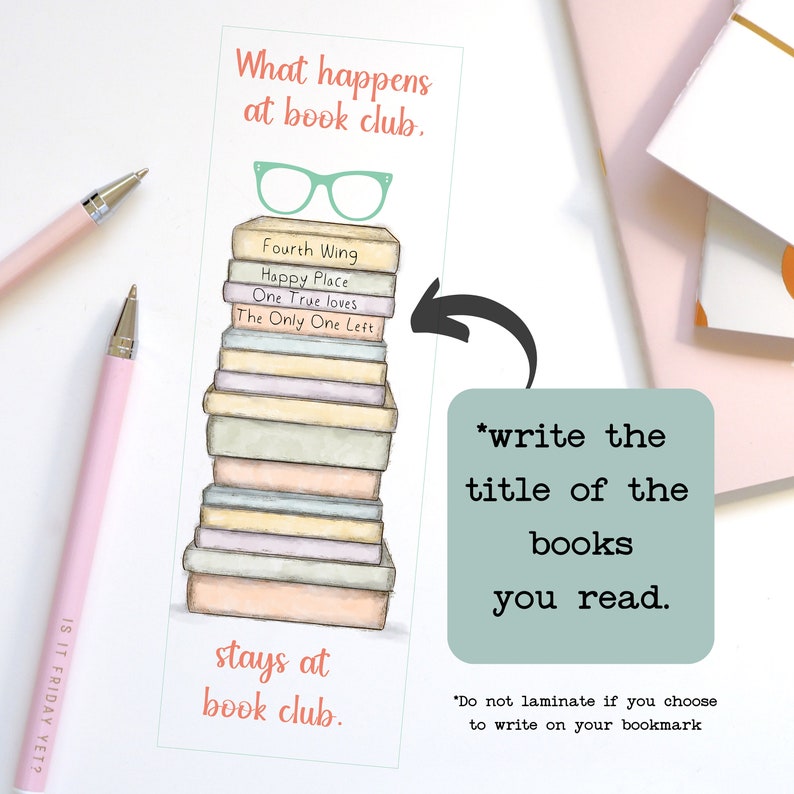 Cute Bookmarks, Book Club Bookmarks, Book Tracker, Printable Bookmarks ...
