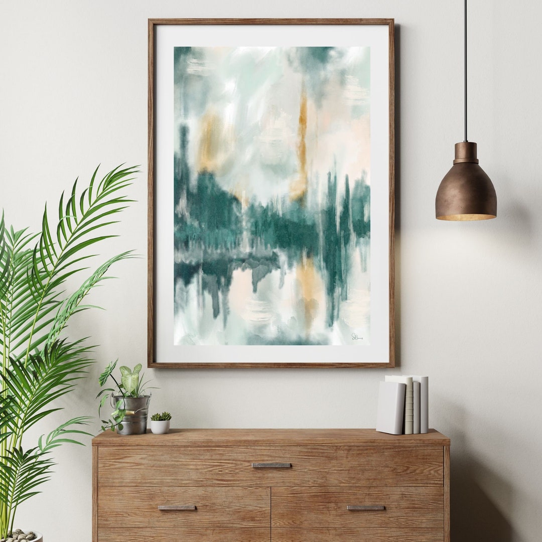 Modern Abstract Art, Digital Art Print, Minimalist Wall Art Print, Home ...