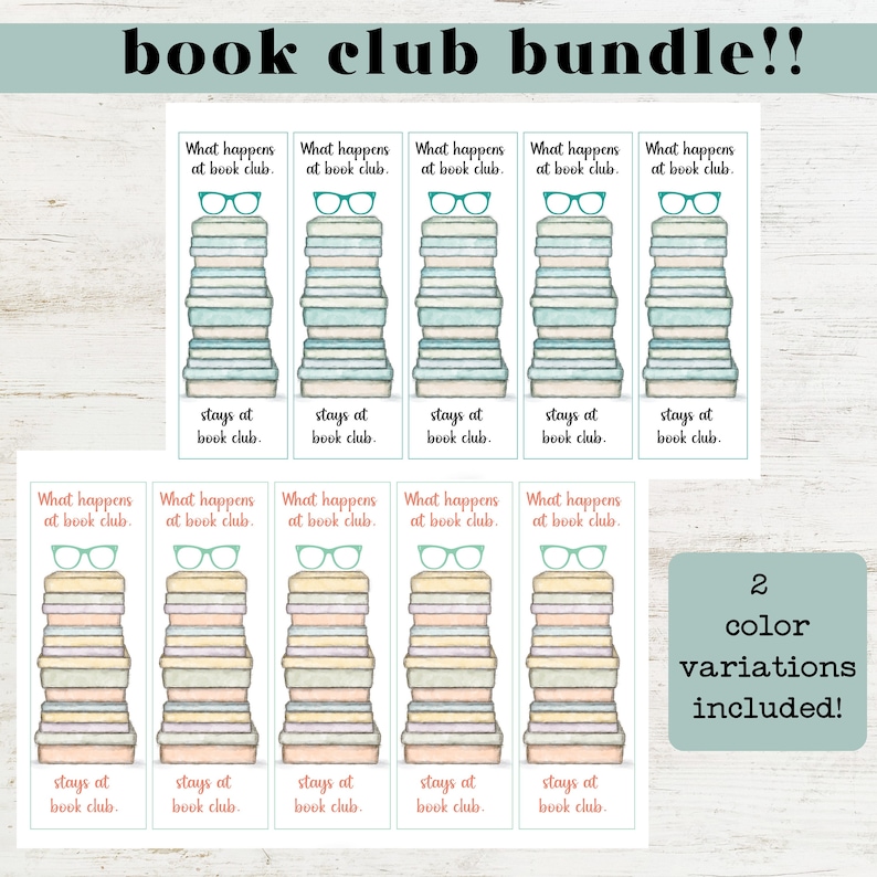 Cute Bookmarks, Book Club Bookmarks, Book Tracker, Printable Bookmarks ...