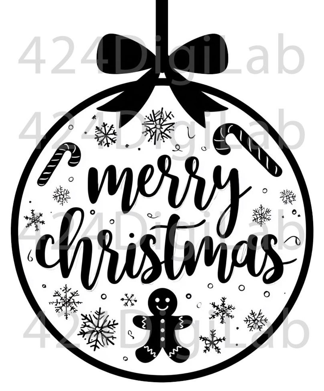 Gingerbread Man Christmas Clipart, Festive Cookie PNG (digital Download ...