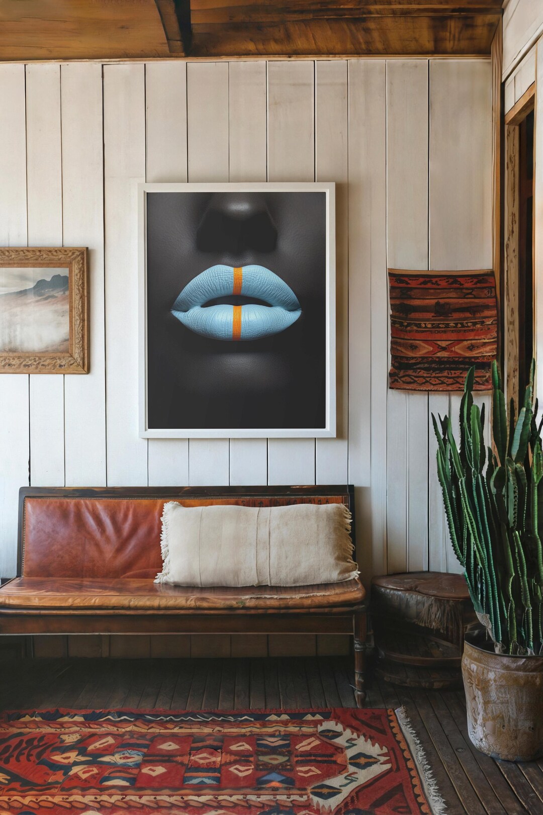 AI Lips Art Print • Modern Home Decor (digital Download) - Etsy