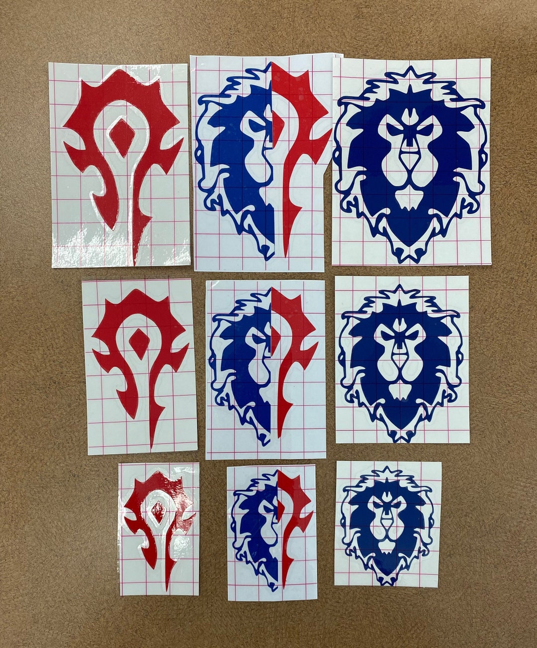 Wow Permanent Vinyl Decals | Customization Now Available | Horde ...