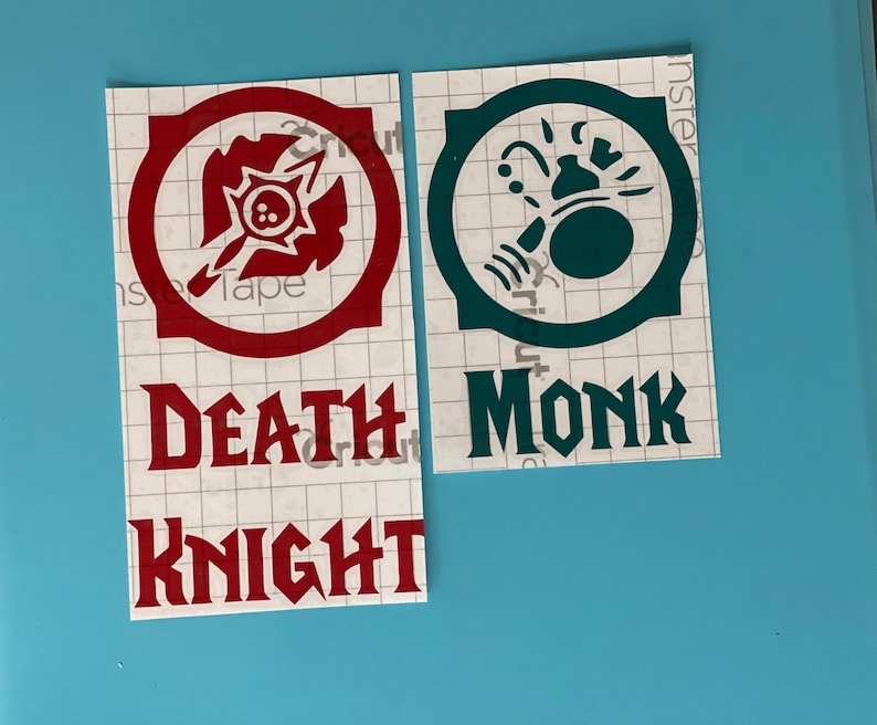 Wow Class Decals | 4 Inch Icon Size | Permanent Vinyl | World of ...