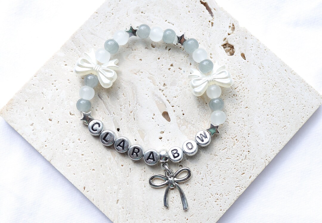 Clara Bow Bracelet TTPD Handmade Friendship Bracelet Silver Jewelry ...