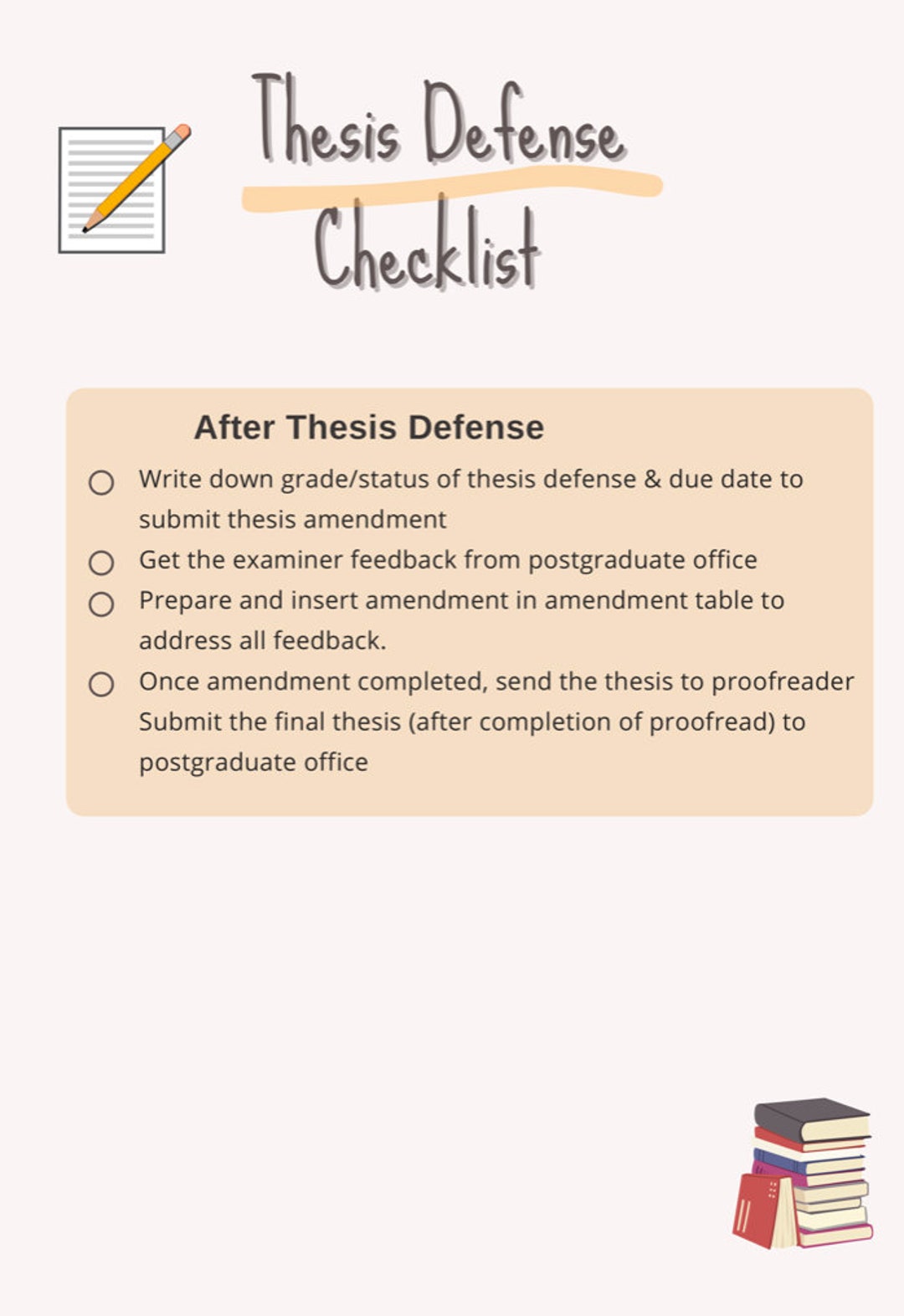 Thesis Triumph: Nail Your Defense With Our Ultimate Printable Checklist ...