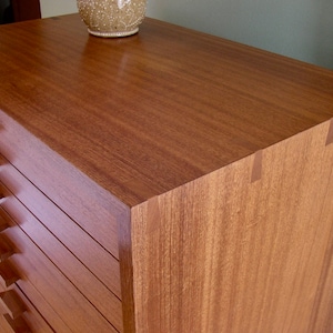 Jewelry & Lingerie Armoire, "cali Cab," Sapele Mahogany - Etsy