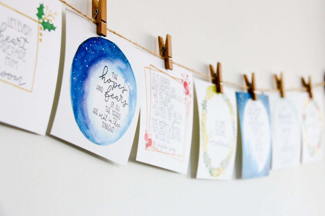 Advent Calendar - "hopeful Expectancy" - Etsy