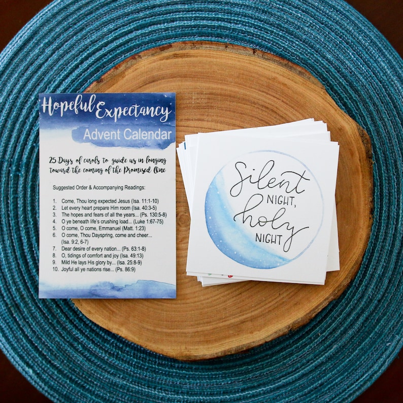 Advent Calendar - "hopeful Expectancy" - Etsy