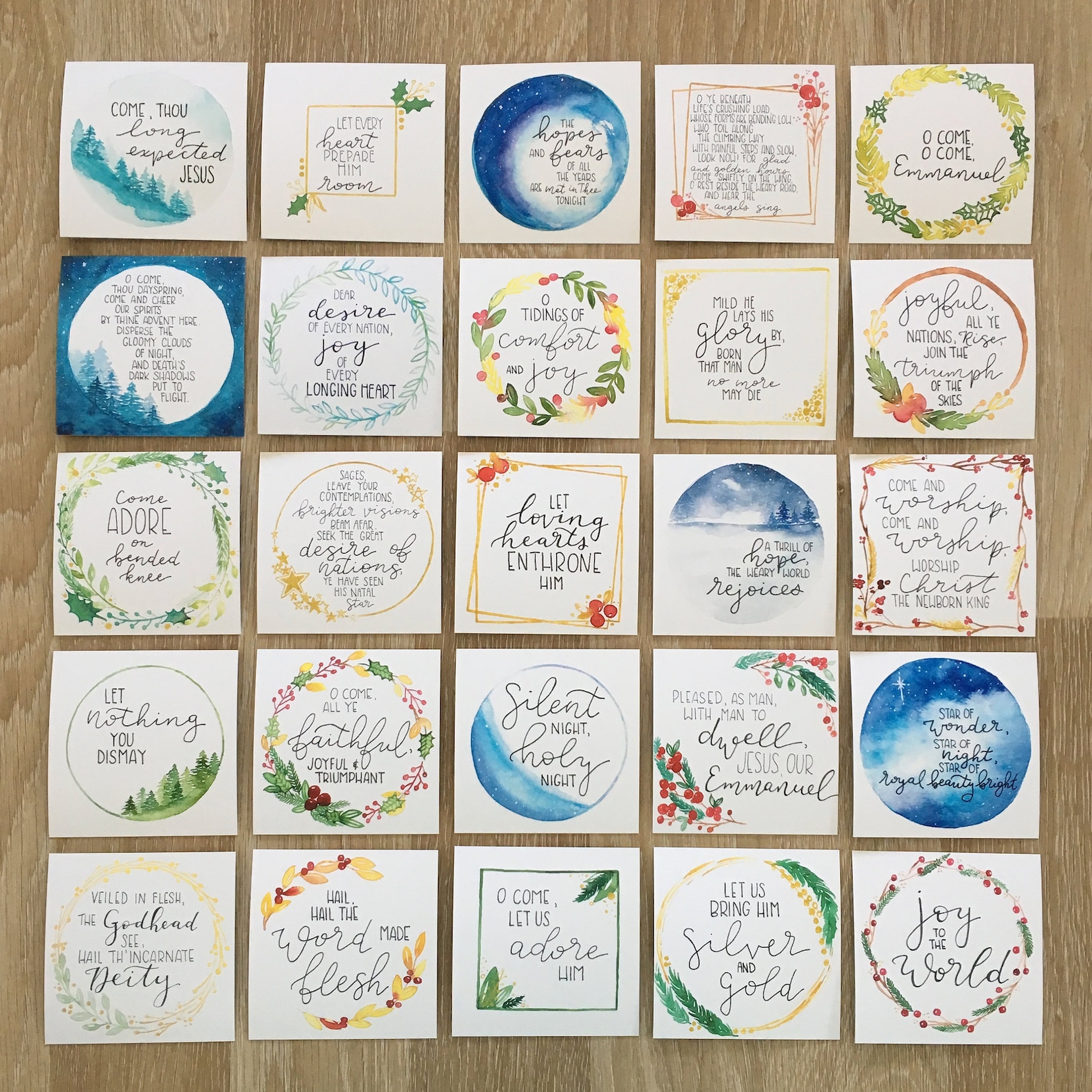 Advent Calendar - "hopeful Expectancy" - Etsy