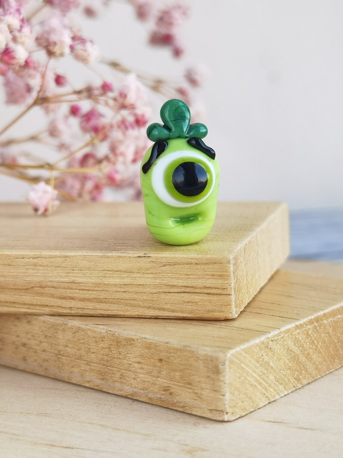 Tiny Glass Animals Monster Figurines Miniature Worm Decor Halloween ...